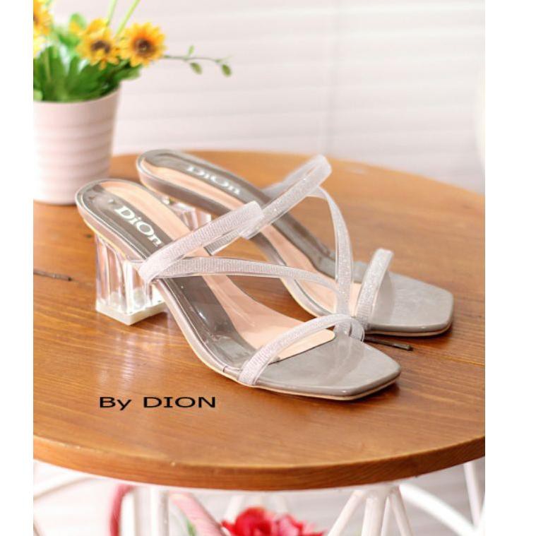 Jual dion heels kaca wanita avva LN44 (KODE 5613) | Shopee Indonesia