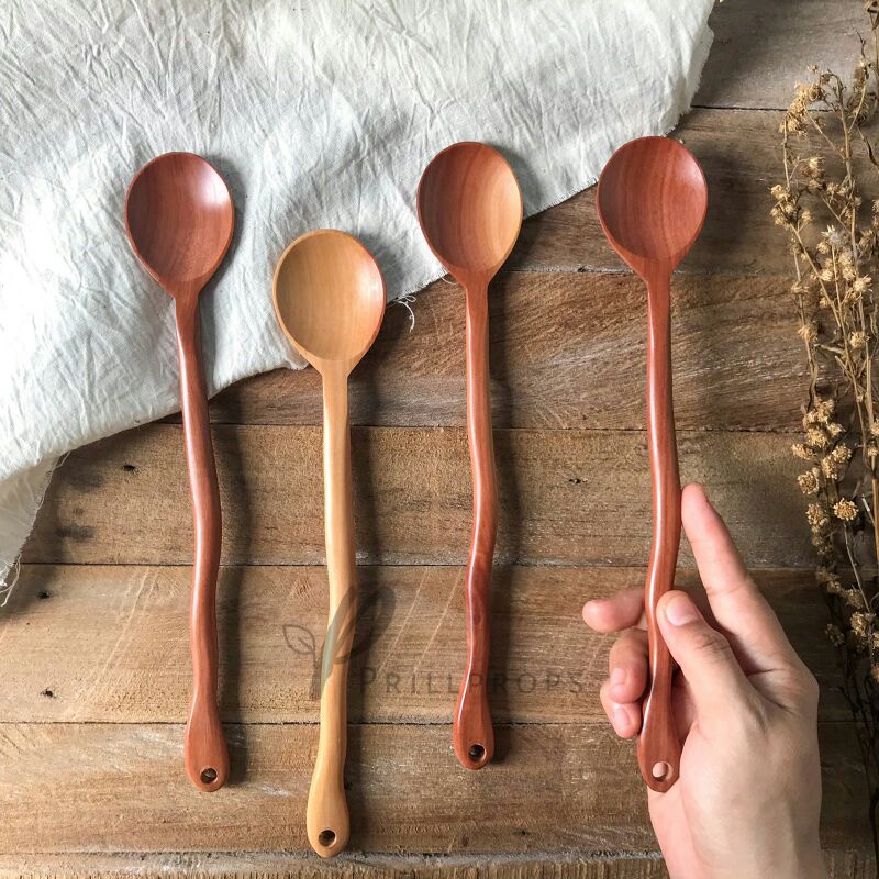 Jual YURI - Sendok Kayu Korea Melekuk | Shopee Indonesia