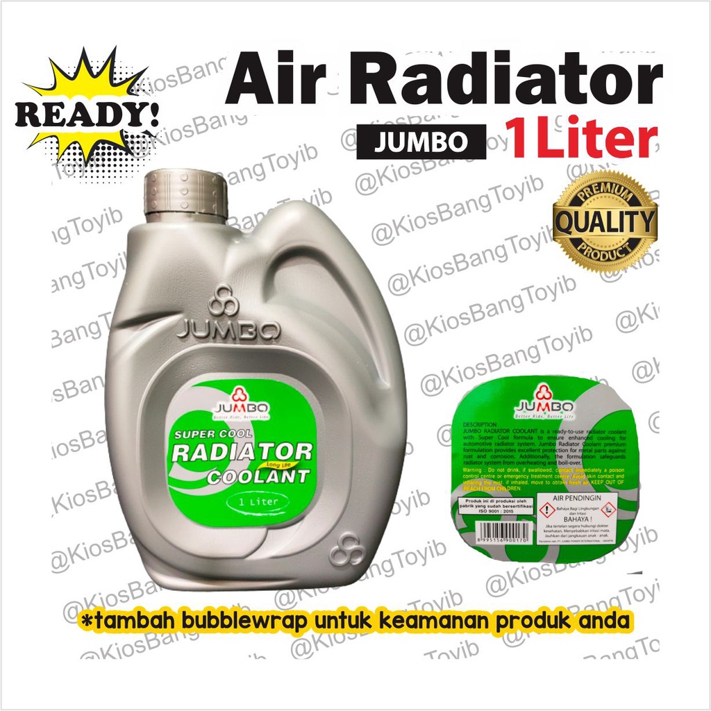 Jual Air Coolant Radiator Pendingin Radiator JUMBO 1 Liter | Shopee ...