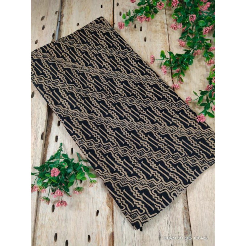 Jual Kain Batik Jarik Kebaya Kode 481 Couple Katun Printing Sogan ...
