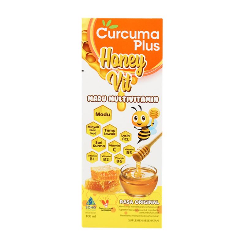 Jual Curcuma Plus Honey Vit - Madu Multivitamin Rasa Original dan Jeruk ...