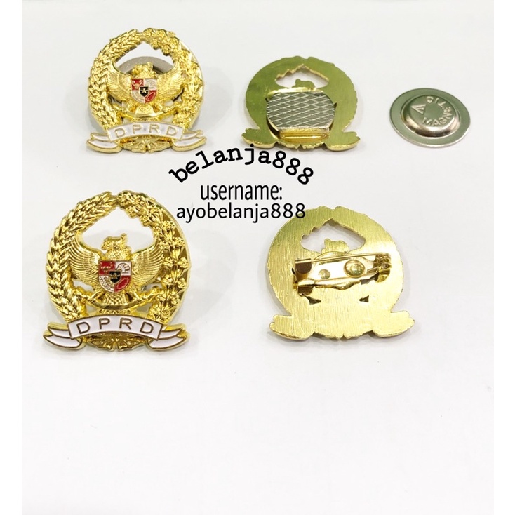 Jual Pin padi kapas DPRD gold peniti magnet satuan | Shopee Indonesia