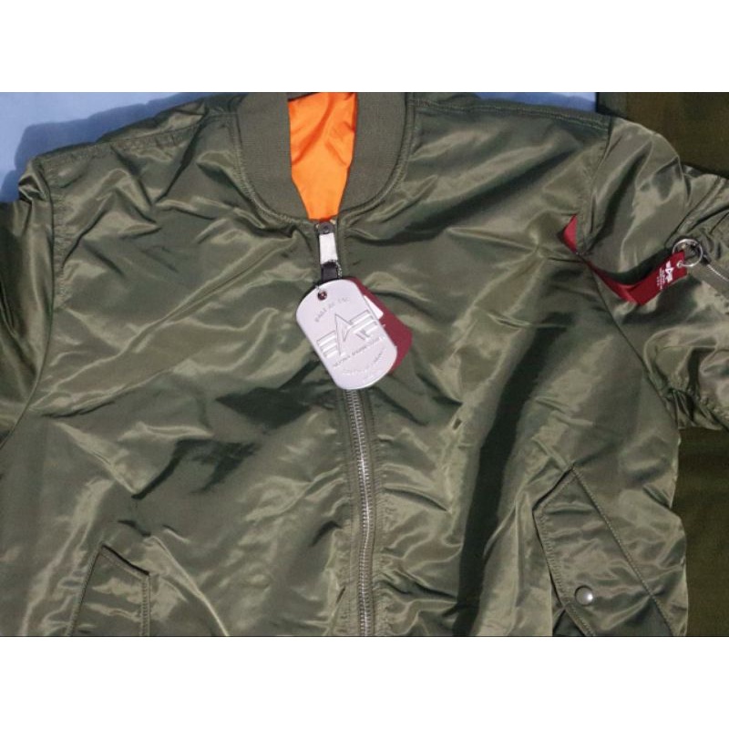 Jual Jaket Bomber Alpha industri | Shopee Indonesia