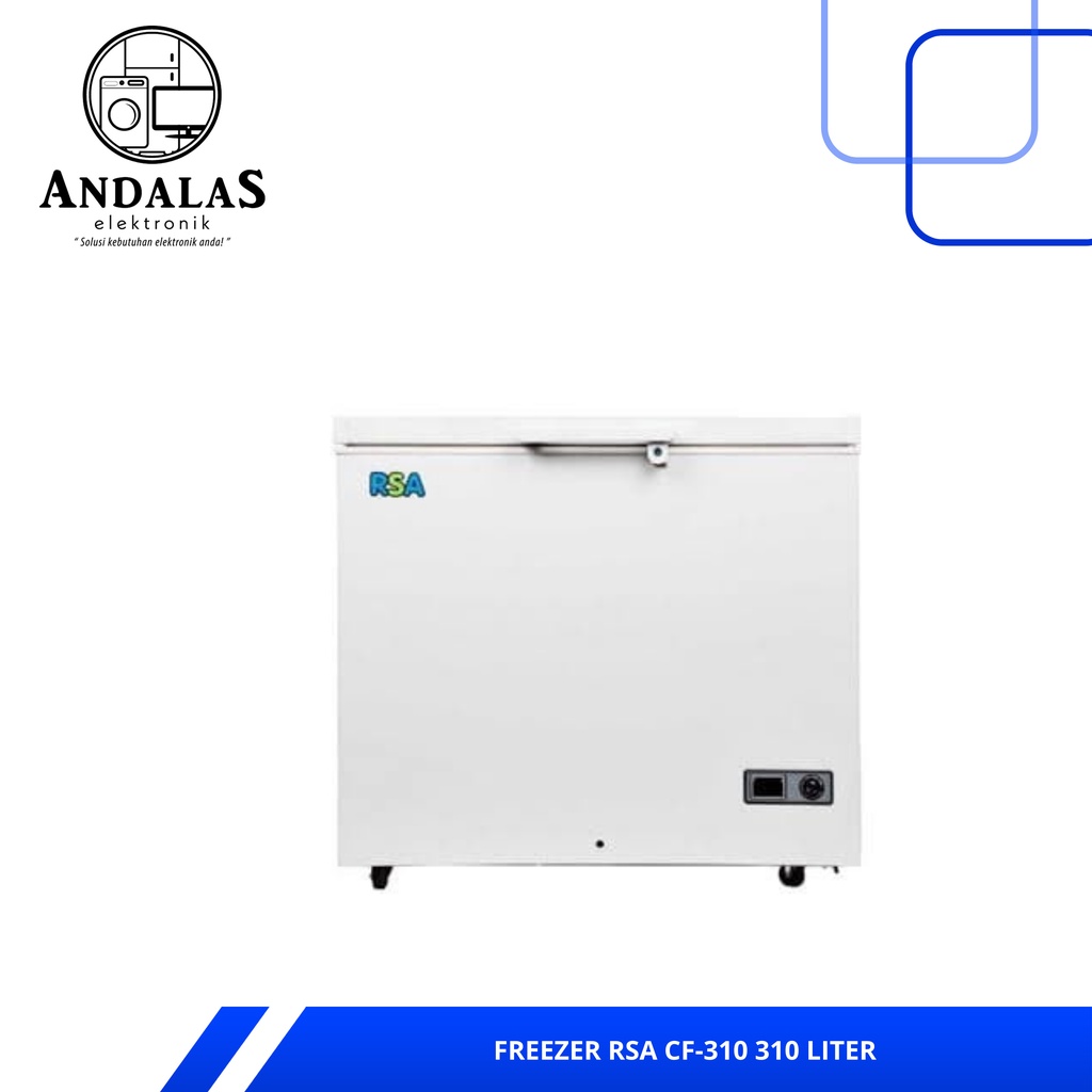 Jual RSA CF 310 Q CHEST FREEZER BOX 318 L LEMARI PEMBEKU 318 LITER BY ...
