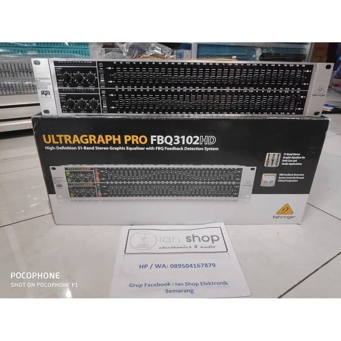 Jual Equalizer Behringer FBQ3102HD FBQ 3102 HD FBQ3102 Dual 31 Channel ...
