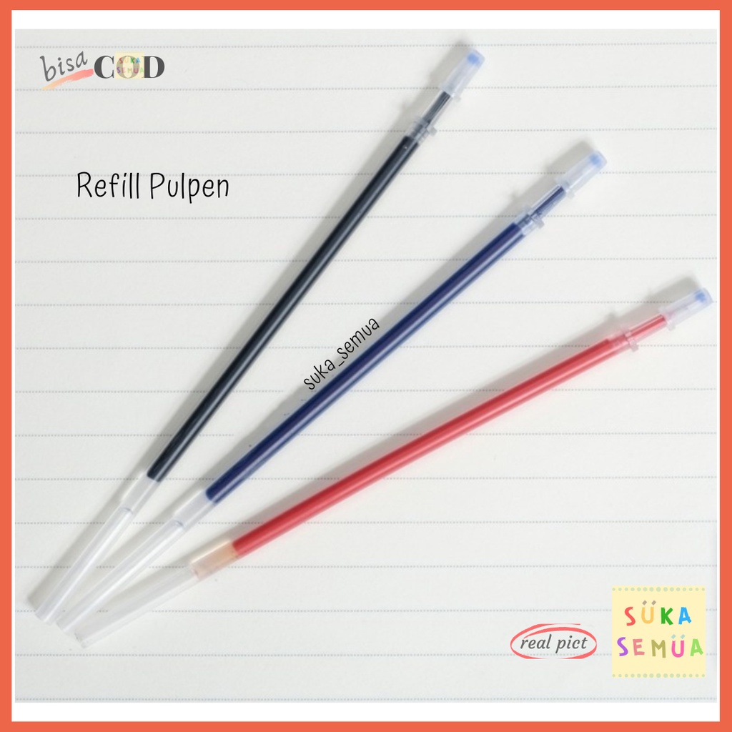 Jual Refill Pulpen - Isi Ulang // Bolpen Pen Pena GelPen Jeli Tinta ...