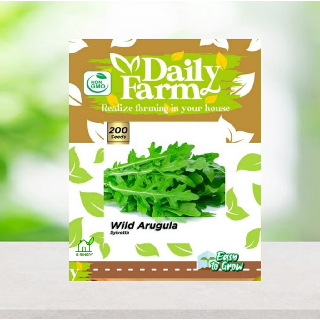 Jual Benih Sayur WILD ARUGULA SYLVETTA - Rucola / Wild Rocket ...