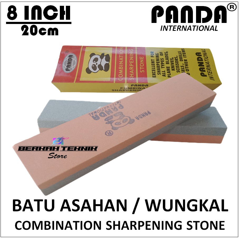 Jual Batu Asah Wungkal Pisau Golok Kapak Arit Panda Original 8inch ...