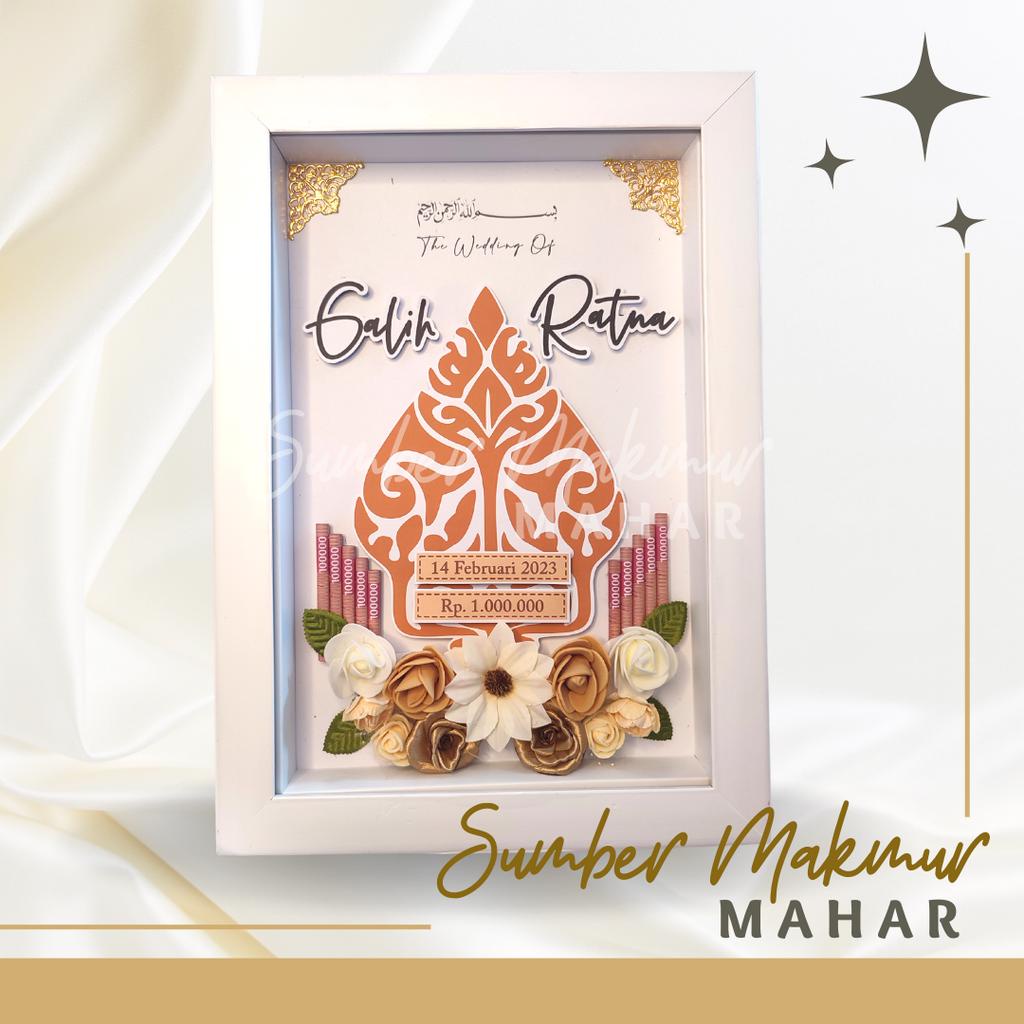 Jual Bingkai Mahar Pernikahan / Mahar Akrilik Pernikahan / Mahar Resin ...