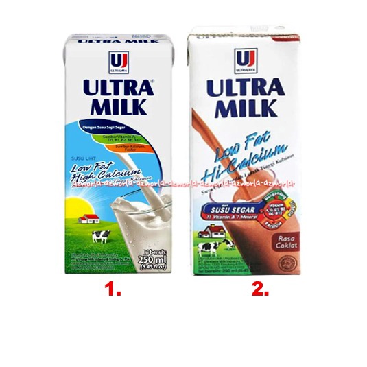 Jual Ultra Milk Low Fat 200ml Susu Ultra UHT Low Fat High Calsium Susu Siap Minum Rendah Lemak ...