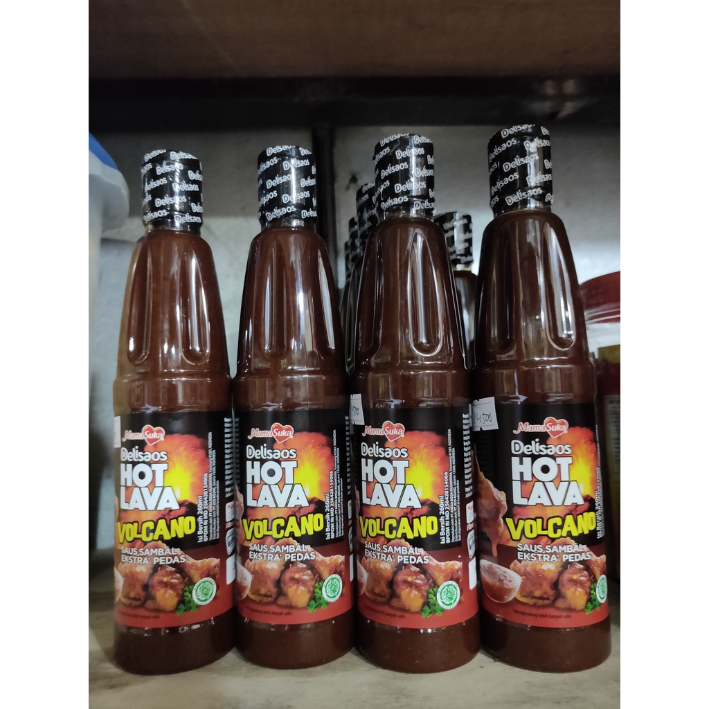 Jual mamasuka delisaos saus hot lava volcano 160gram | Shopee Indonesia