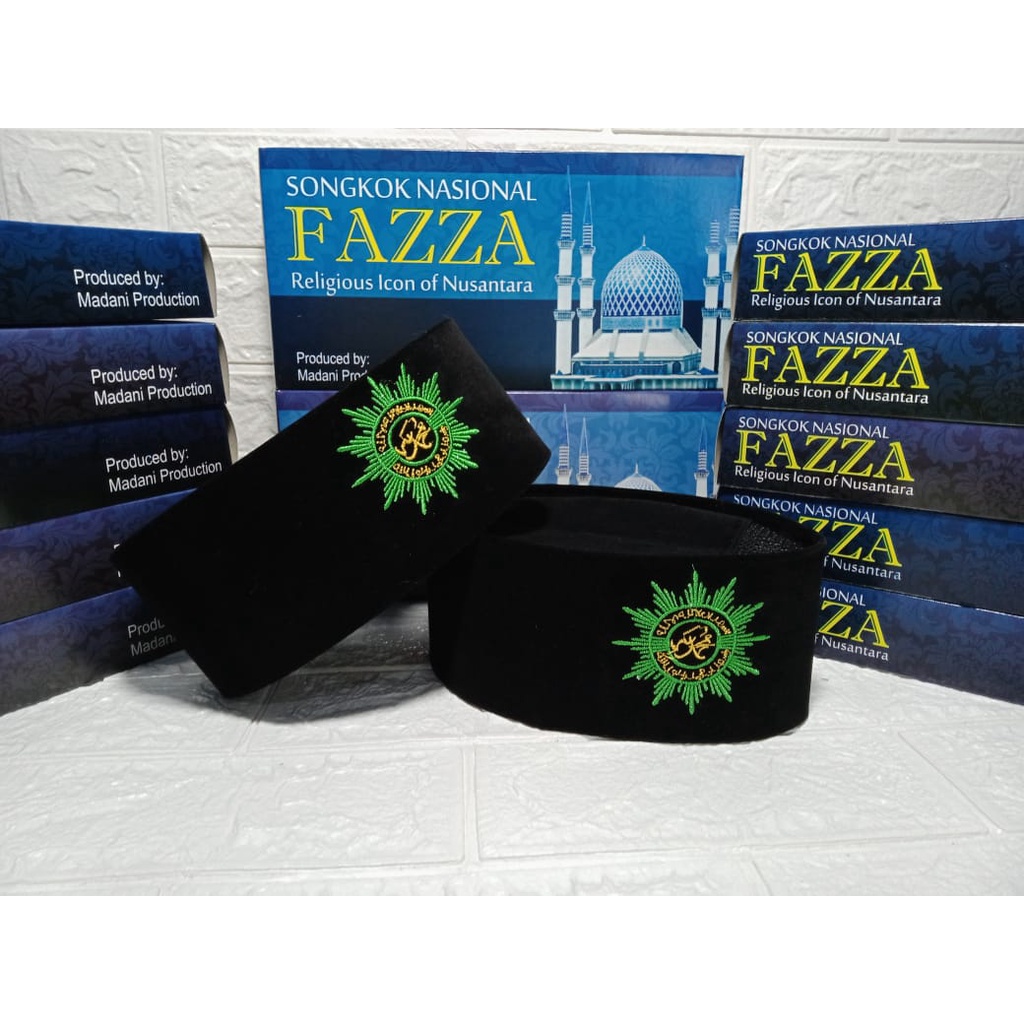 Jual PECI MUHAMMADIYAH AC Tinggi 9 cm Songkok Hitam Premium Anak Dewasa ...