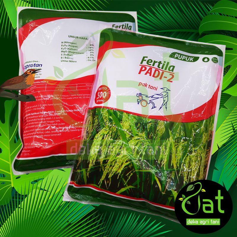 Jual PUPUK FERTILA PADI 2 kemasan pabrik 500GRAM | Shopee Indonesia