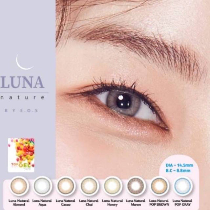 Jual Softlens Gel Luna Natural / Soflens Topgel Luna Natural / Softlen ...