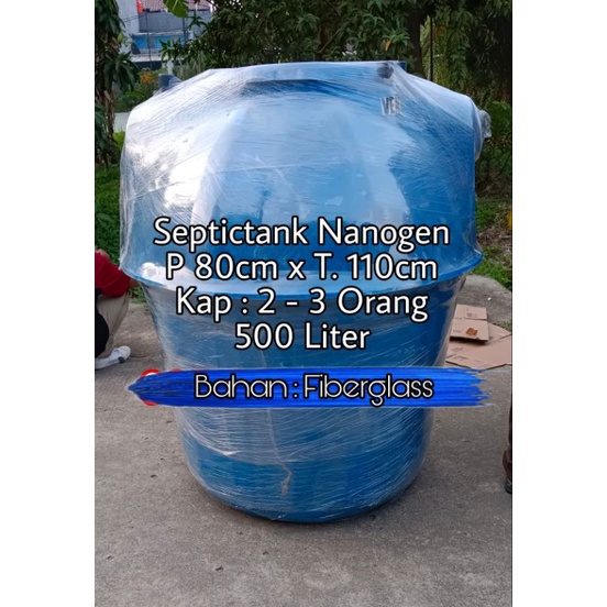 Jual Bio Septic Tank 500 Liter, Septic Tank Fiberglass, BioFilter ...