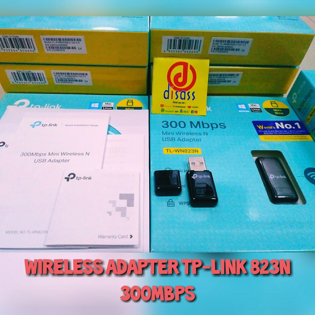 Jual TP-LINK 823N WIFI RECEIVER 300MBPS - DISASS JOGJA | Shopee Indonesia