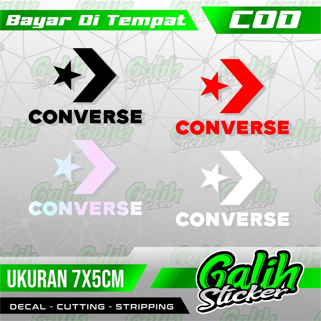 Jual Sticker Converse All Star | Shopee Indonesia