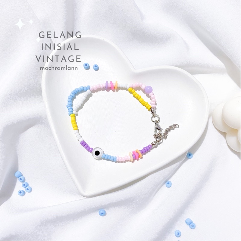 Jual Cute Beads Bracelet / Gelang Aesthetic / Gelang Manik Manik Korea | Shopee Indonesia