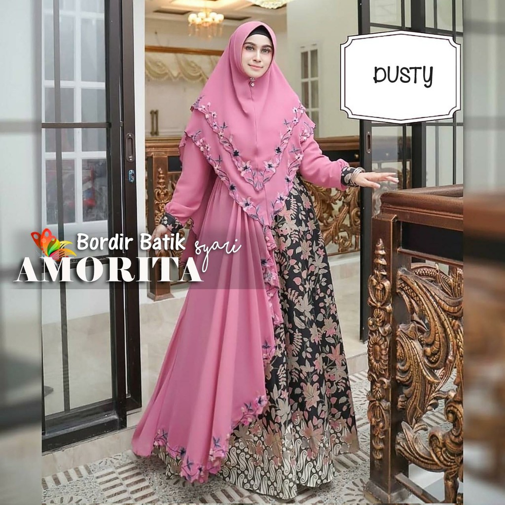 Jual GAMIS BATIK MAXI DRESS SYARI MUSLIM CK SY AMORITA BATIK | Shopee ...