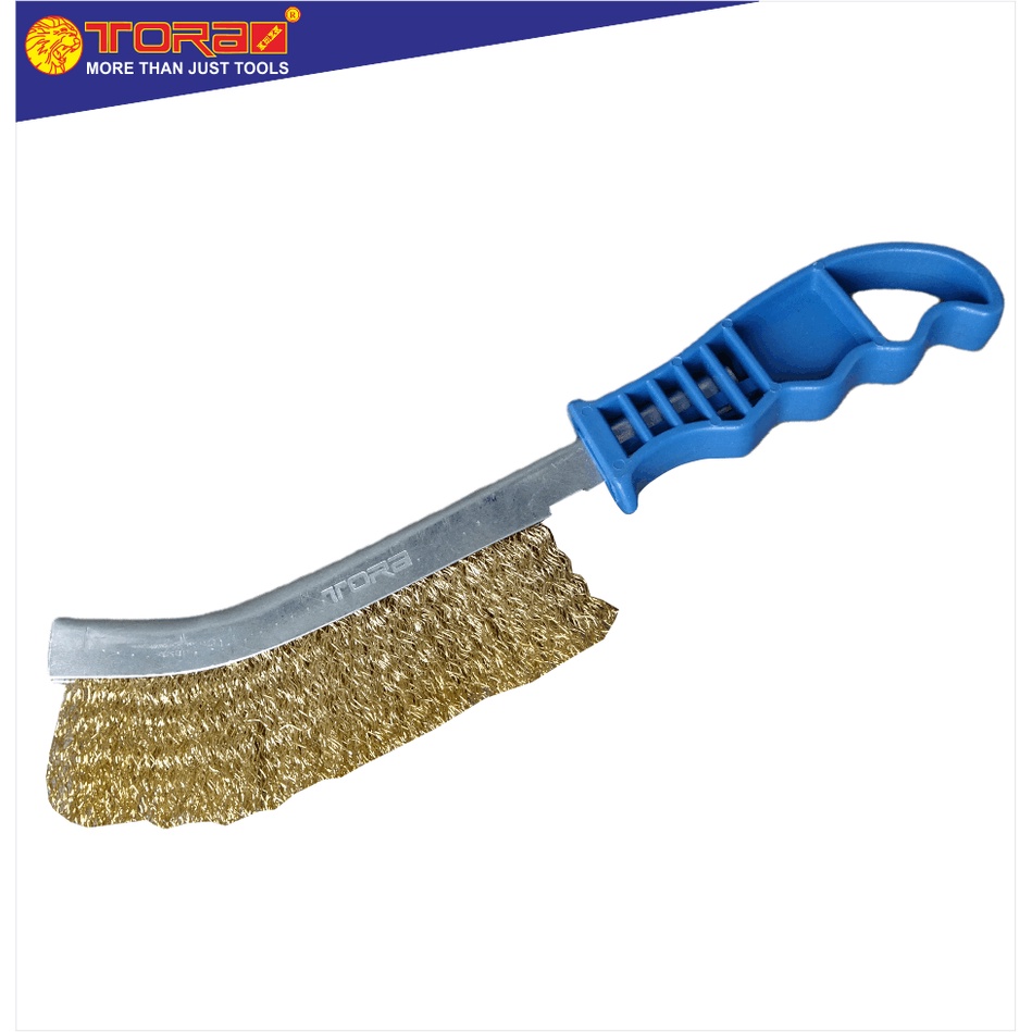 Jual TORA Wire Brush - Sikat Baja Gagang Biru Model Pisau WB230 ...