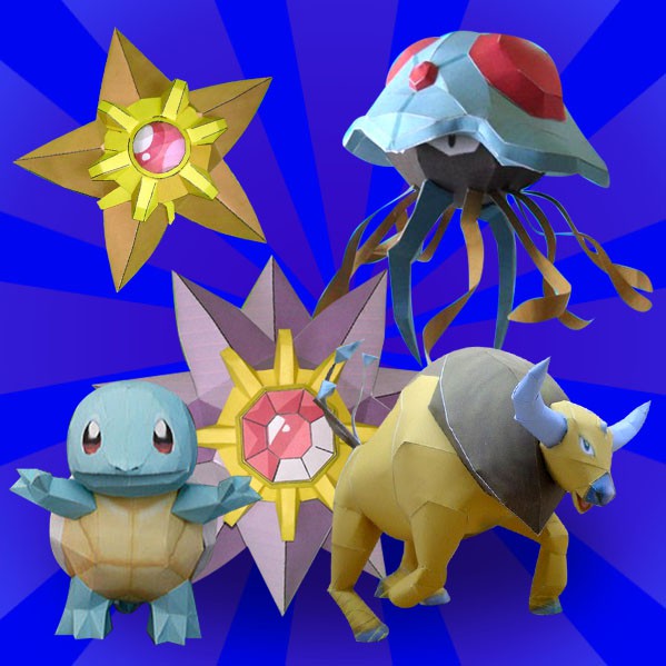 Jual DIY Figure Kertas Pokemon Generasi 1 Part 7 | Shopee Indonesia