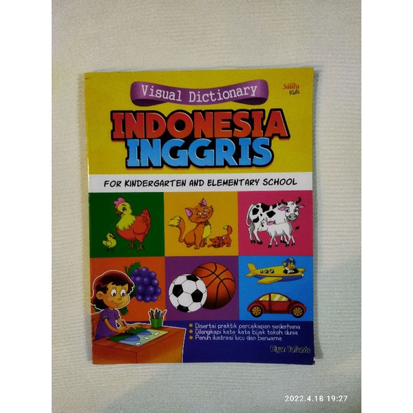 Jual visual dictionary indonesia - inggris for kindergarten and ...