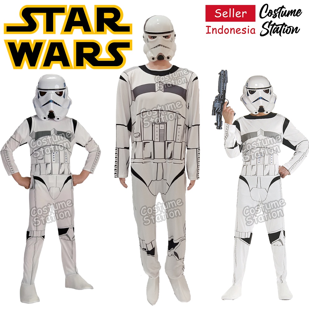 Jual Kostum Star Wars Storm Trooper / Costume Prajurit dewasa | Shopee Indonesia
