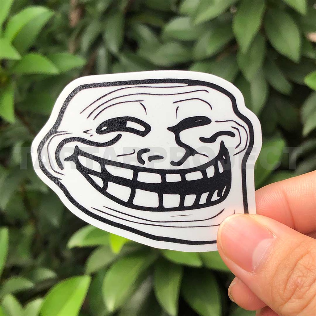 Jual Sticker Stiker Vynil - Meme Troll | Shopee Indonesia