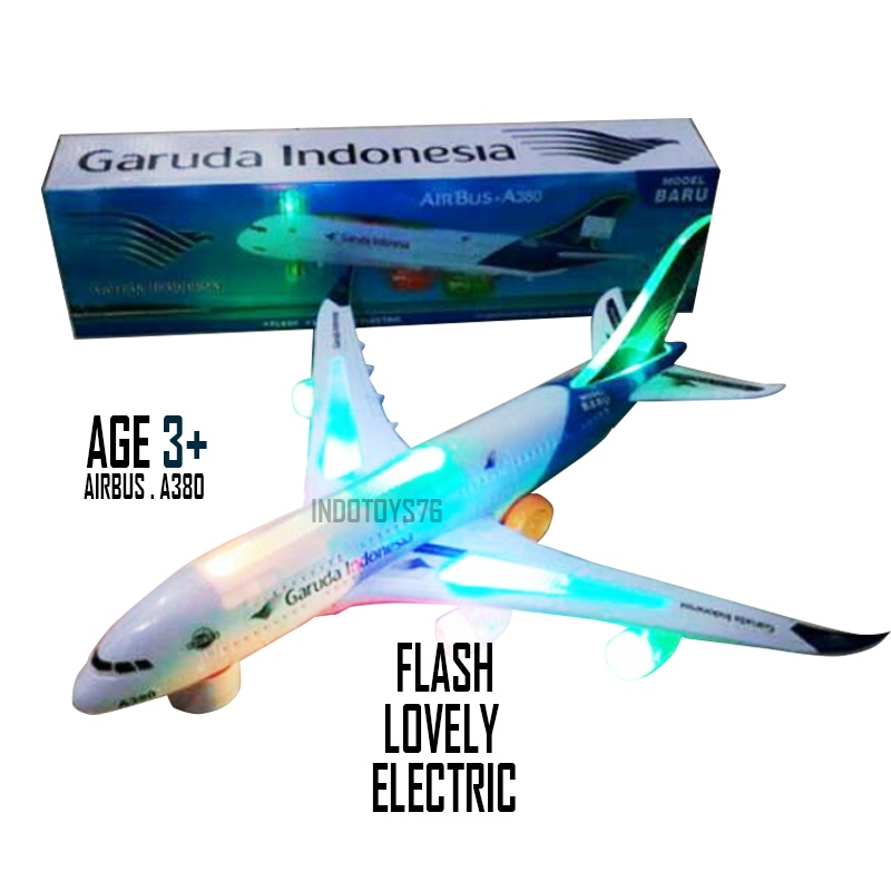 Jual mainan pesawat garuda airbus A380 | Shopee Indonesia
