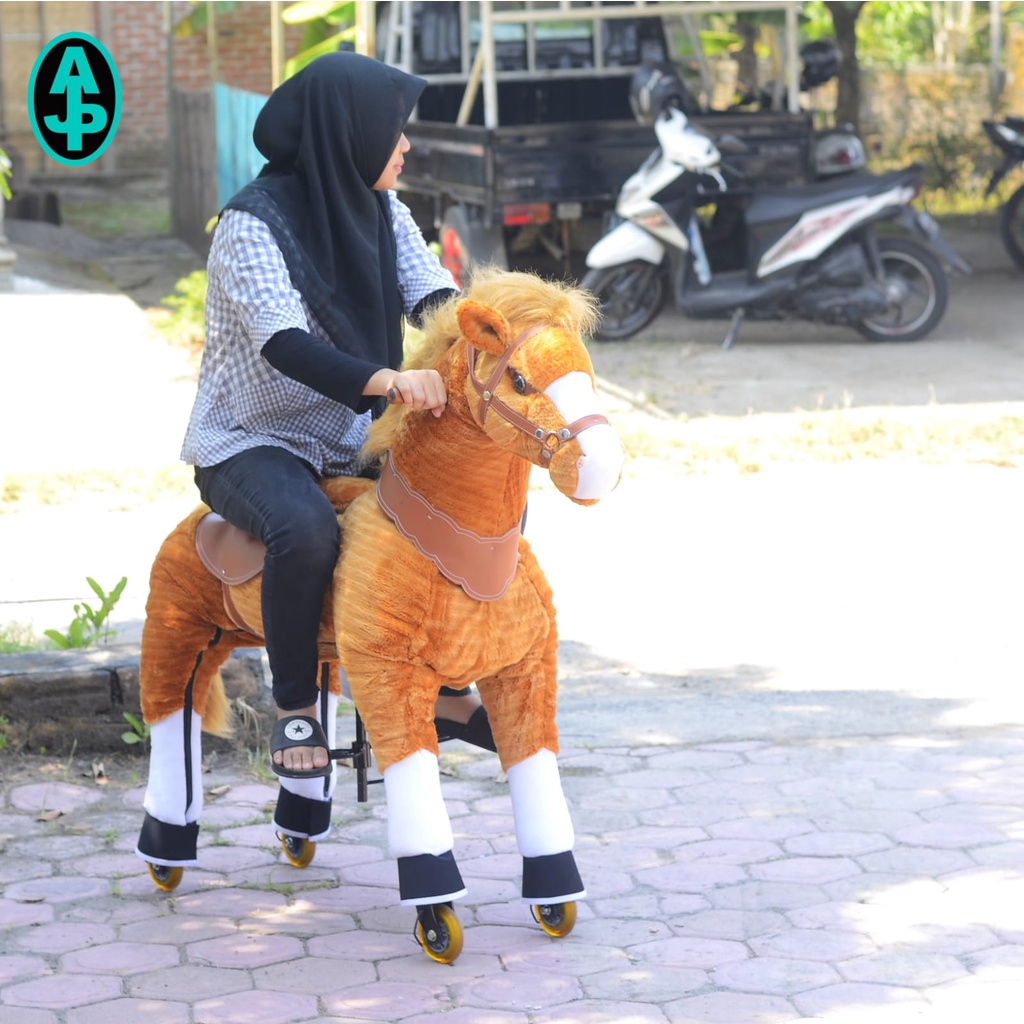 Jual Kuda mainan anak terbaru kuda genjot mainan kuda kudaan digowes ...