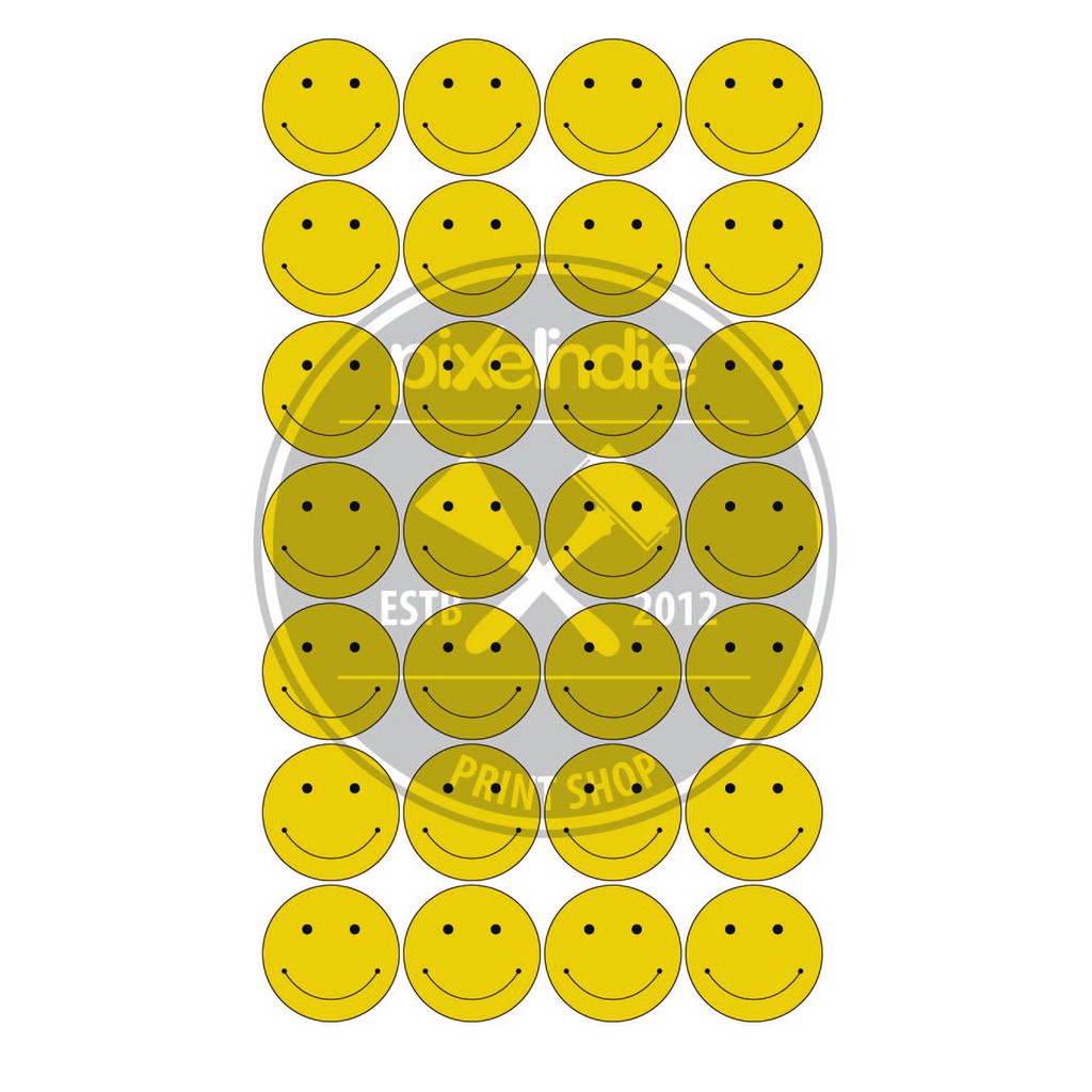 Jual STICKER LABEL CHROMO + CUTTING MURAH (UKURAN 6CM,7CM&8CM) | Shopee ...