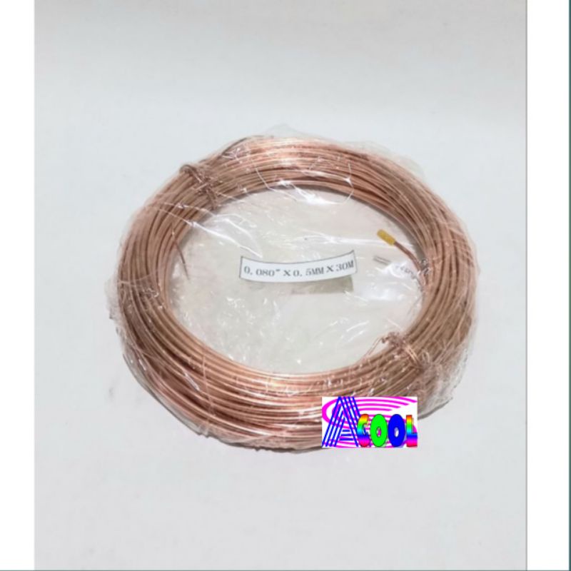 Jual Pipa Kapiler 0,80 mm Tembaga 30 M/1 Rol-Pipa Capiler AC-Kapiler ...