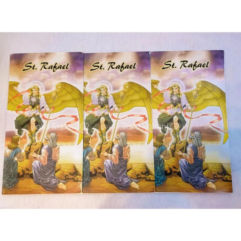 Jual Lembar Doa Santo Rafael - Doa Santo Rafael - Buku Rohani | Shopee ...