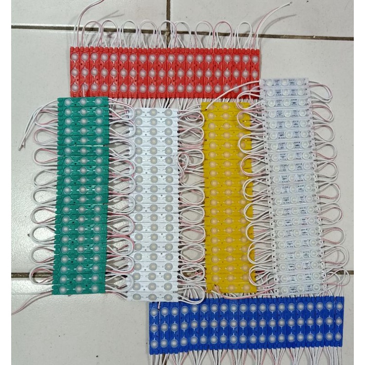 Jual Lampu Led Modul 12v 1.5watt 3 Mata Neon Box Led | Shopee Indonesia