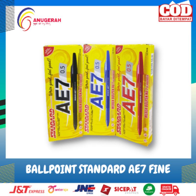 Jual BALLPOINT STANDARD AE7 FINE (LSN) | Shopee Indonesia