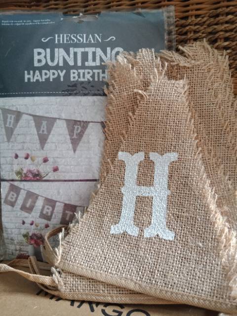 Jual BUNTING FLAG KAIN HAPPY BIRTHDAY SEGITIGA | Shopee Indonesia