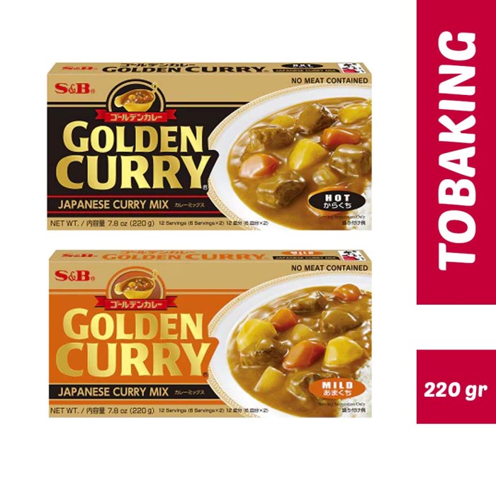 Jual S&B Golden Curry Sauce Mix 220gr Bumbu dapur saus kari kare Jepang ...