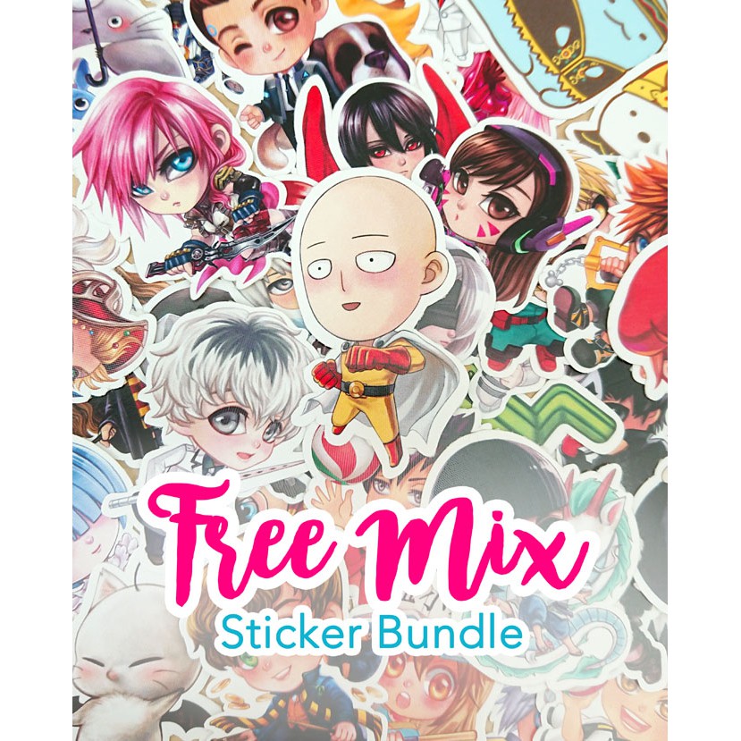 Jual Sticker - Game & Anime | Shopee Indonesia
