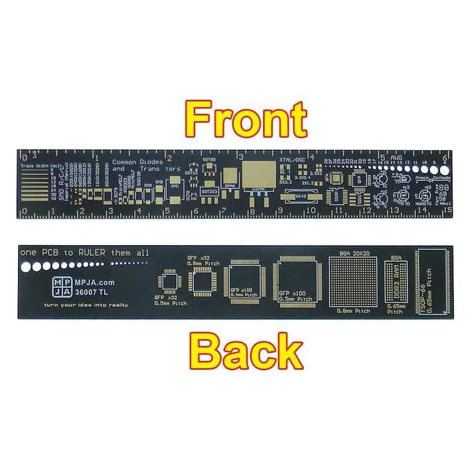 Jual Penggaris Electrical Engineer Ruler Referensi Desain Jalur Layout ...