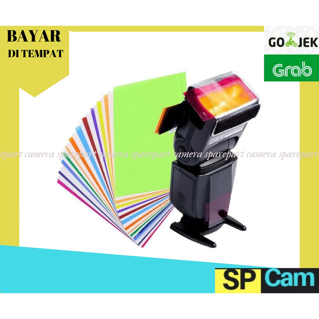 Jual COLOUR GEL FILTER FLASH EKSTERNAL 12PCS/SET | Shopee Indonesia