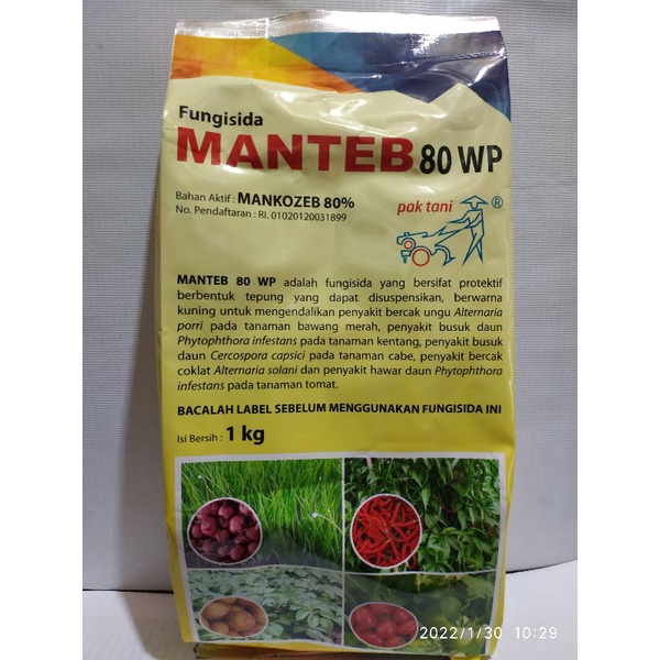 Jual fungisida MANTEB 80WP 1kg | Shopee Indonesia