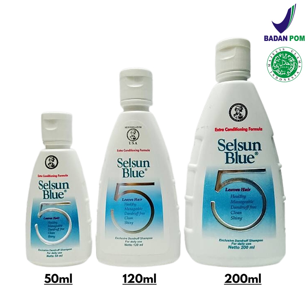 Jual SELSUN Blue Five / 5 Shampoo Anti Ketombe 50ml | 120ml | 200ml ...