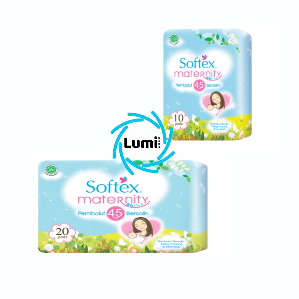 Jual SOFTEX MATERNITY PEMBALUT 45CM 20S 10S BERSALIN HAMIL NIFAS ...