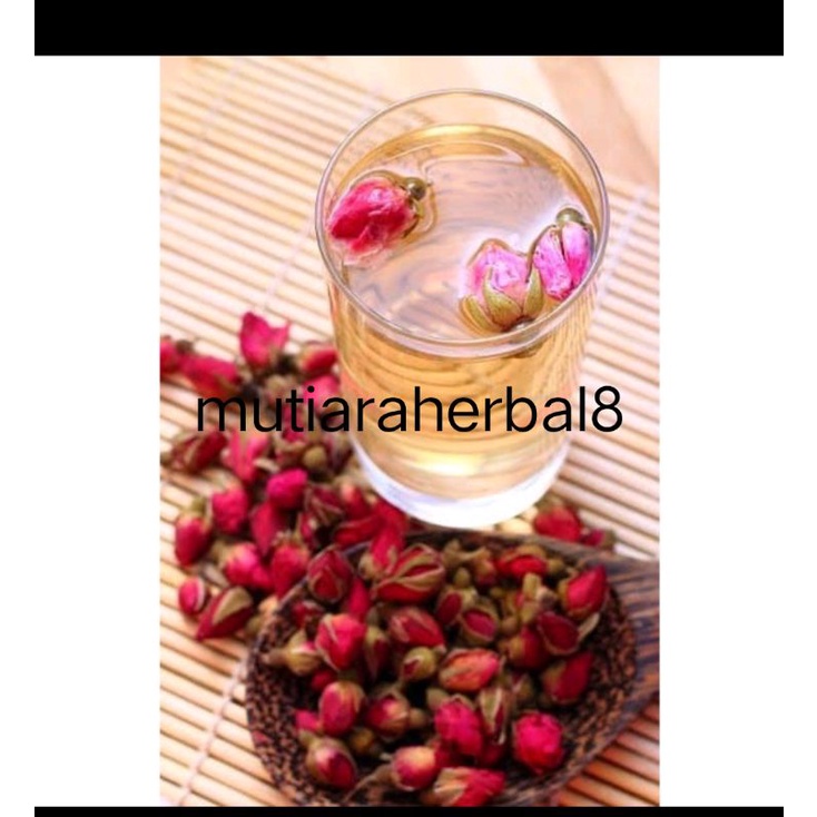 Jual teh bunga mawar red rose buds flower tea 1kg | Shopee Indonesia