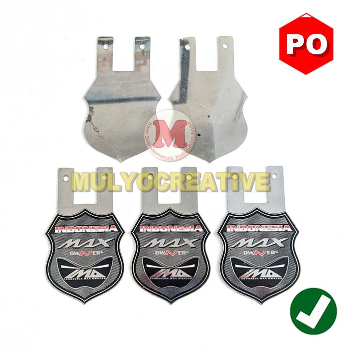 Jual Emblem Plat Komunitas Motor - Plat Desain Sendiri Custom Aksesoris ...