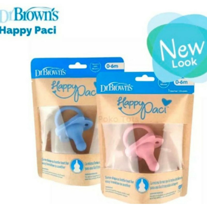Jual DR.BROWN SILICONE PACIFIER 0-6M+ 1PCS / 2PCS / KOMPENG BAYI 0 ...