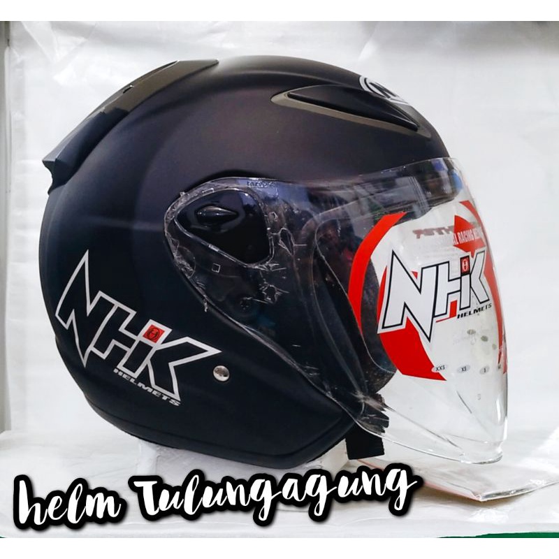 Jual Helm NHK R6 POLOS SOLID PRODUK ORIGINAL NHK | Shopee Indonesia