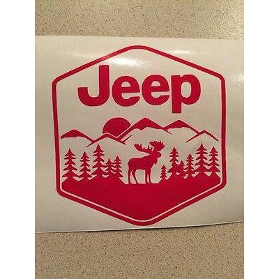 Jual Sticker Decals Jeep Wrangler Cherokee XJ JK TJ Special Old n New ...