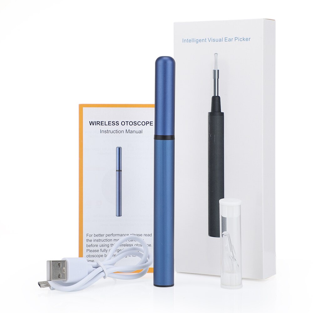 Jual PREORDER 3.9mm WiFi Ear Otoscope Ear Cleaner Wax Removal Tool ...