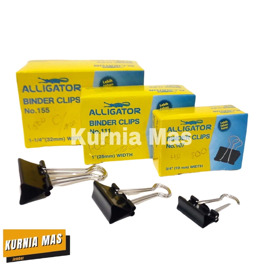 Jual Binder Clips Hitam Penjepit Kertas Kecil Klip Kertas Binder Klip ...